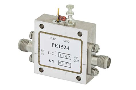 14 dbm p1db 2 ghz to 18 ghz gain block amplifier 23 db gain 3 5 db
