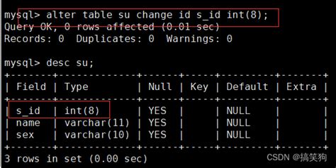 MySQL数据库表的基本操作 mysql数据表 CSDN博客
