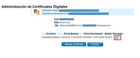 Generación Certificado Afip
