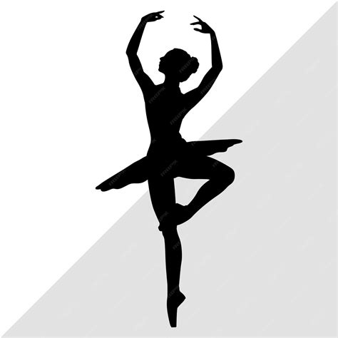 Ballet Silhouette Ballet Vector Silhouette Ballet Cartoon Silhouette