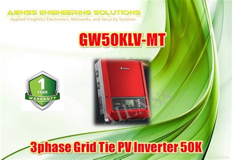 Gw50klv Mt 3phase Grid Tie Pv Inverter 50k Lazada Ph