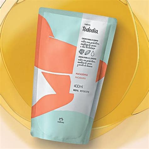 Refil Creme Desodorante Nutritivo Corporal Tododia Macadâmia 400m
