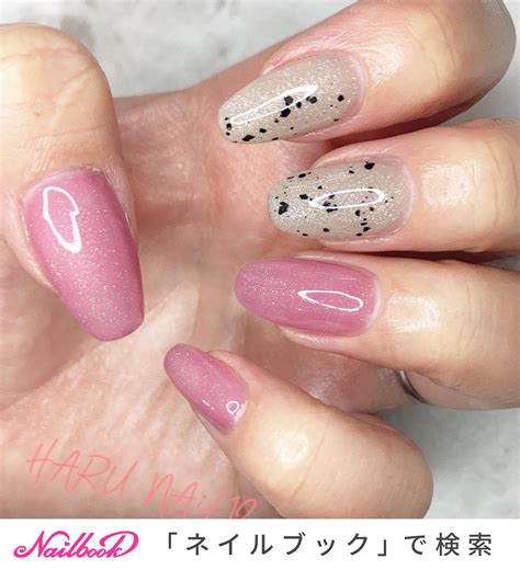 オールシーズンハンドワンカラーアニマル柄ミディアム Haru Nail12のネイルデザイン No6840931 ｜ネイルブック