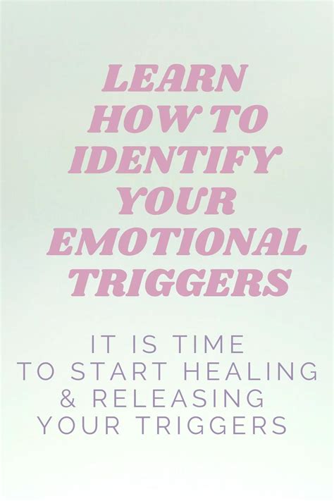 Triggers How To Identify When You Are Being Triggered Artofit