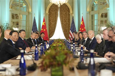 Biden Xi Pledge To Reduce Tensions In Meeting Before High Stakes Summit