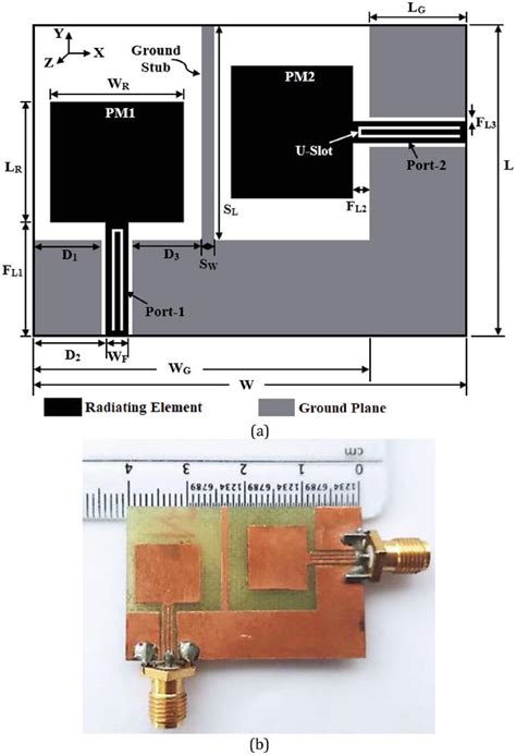 Uwb Mimo Antenna With Band Notched Characteristics For Portable Wireless Systems Intechopen