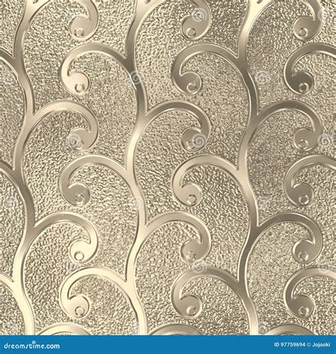 Colored Glass Seamless Texture With Pattern For Window Stock
