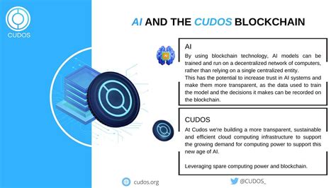ai and the cudos blockchain r cudonians