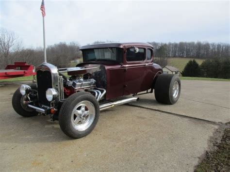 1931 FORD MODEL A COUPE CHOPPED CHANNELED HOT STREET RAT ROD CUSTOM For