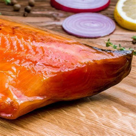 Alaskan Smoked Wild Salmon Fillet 12 Pound Gourmet Grade Cold