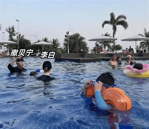 撒贝宁一家四口海南度假 妻子李白抱女儿略显憔悴 搜狐大视野 搜狐新闻