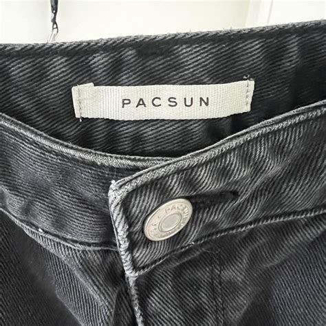 Black Pacsun Jean Shorts Size 2 High Rise Festival Depop
