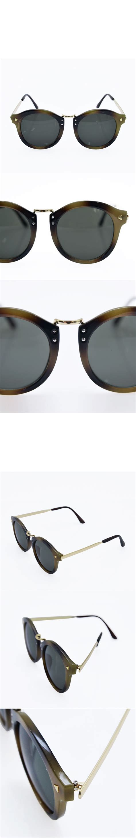 Accessories Sunglasses And Glasses Euro Chic Teardrop Gold Rivet