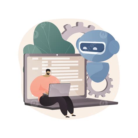 Gambar Ilustrasi Vektor Konsep Abstrak Arsitektur Otomatisasi Terbuka Terpencil Bercerita