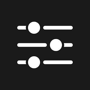 Ui Glyph Icons In Pixelated Dark Mode Infographic Blocks Vector Icon