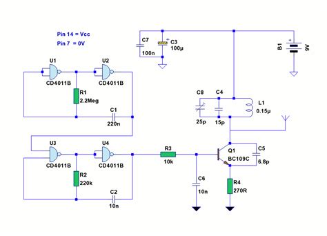 Tracking Transmitter Communication Circuit Circuit Diagram