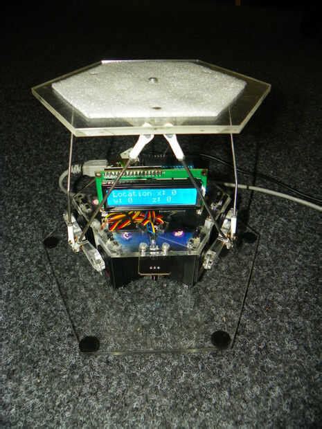 Arduino Controla Rotary Stewart Platform