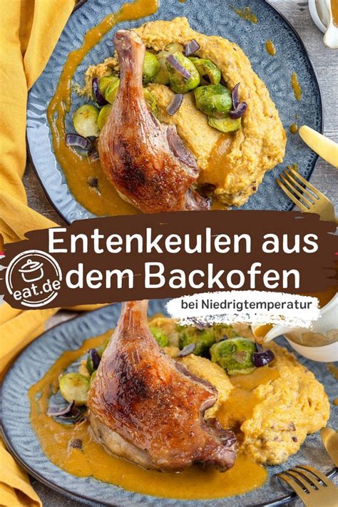 Entenkeulen Bei Niedrigtemperatur Im Backofen Garen Rezept