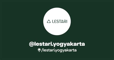 Lestari Yogyakarta Instagram Tiktok Linktree
