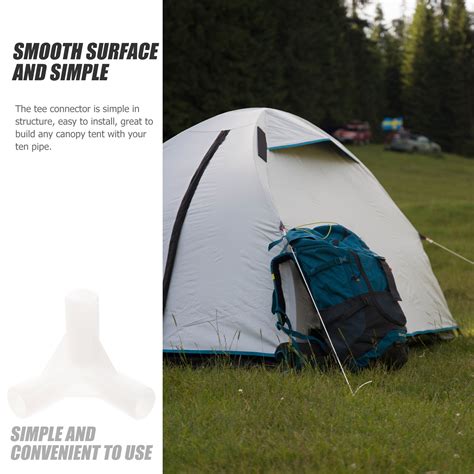 20pcs Canopy Tent Fittings Canopy Fittings Plastic Tee Connector Tent