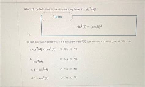Solved Which Of The Following Expressions Are Equivalent To