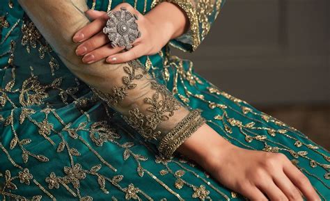 Peacock Blue Designer Heavy Embroidered Wedding Anarkali Gown