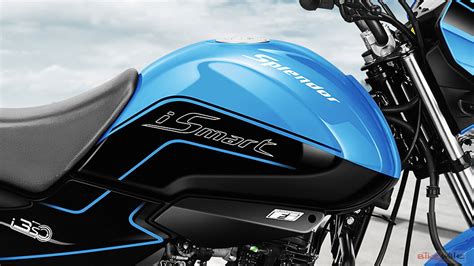 Hero Splendor Ismart 110 Rear Three Quarter Image Bikewale