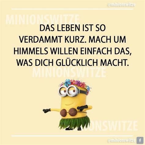 Minionswitze und Sprüche on Instagram spruchbild spruchdestages