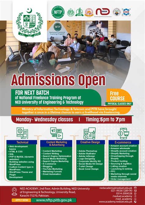 Ned Academy Ned University Of Engineering And Technology Karachi On