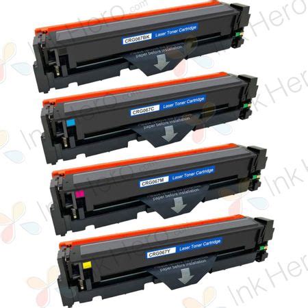 Pack Canon Compatible Toner Cartridges Ink Hero