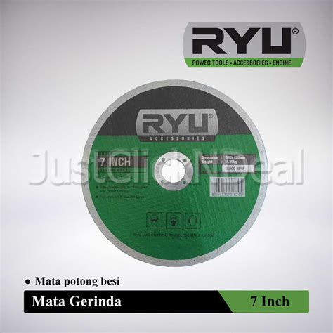 Jual Ryu Cutting Wheel 7 Inch Mata Gerinda Potong Besi Jakmall