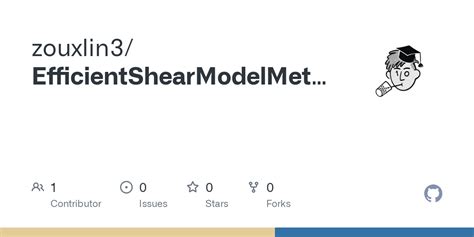 GitHub Zouxlin EfficientShearModelMethod