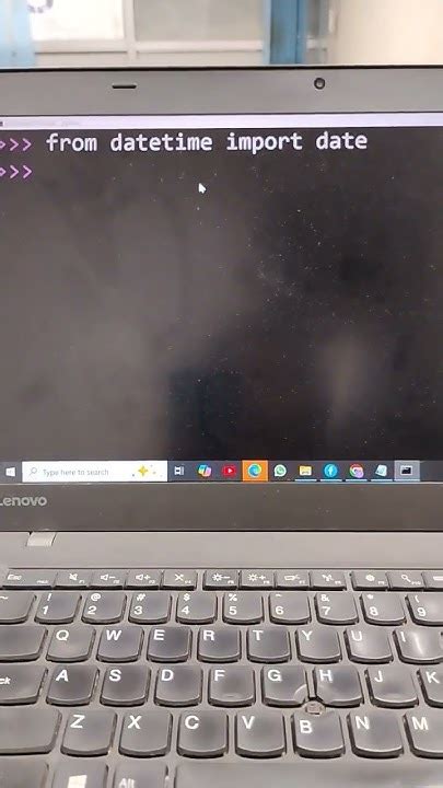 How To Get The Current Date In Python In Seconds 🐍 Python Pythontips Shorts Ytshorts