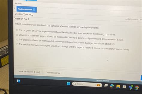 Sections Final Assessment Question Type Mcq Studyx