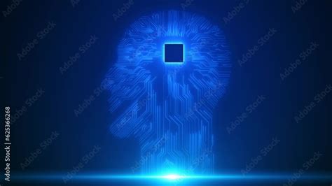 brain artificial intelligence future ai tech machine learning face