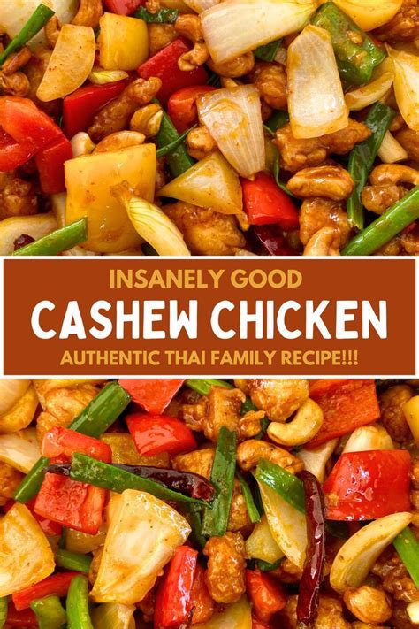 Gai Pad Med Mamuang Thai Cashew Chicken Recipe Recipe Cashew