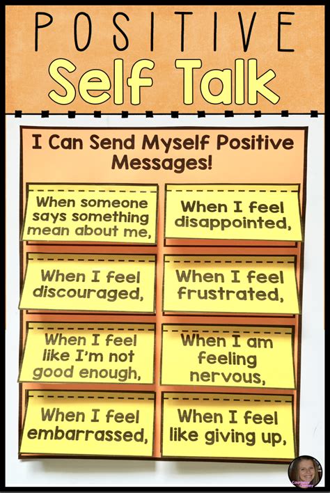 These Positive Self Talk Activities Are The Perfect Addition To Your