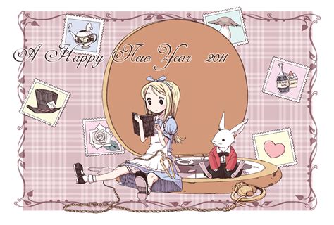 Alice And White Rabbit Alice In Wonderland Drawn By Chika Orange Pop
