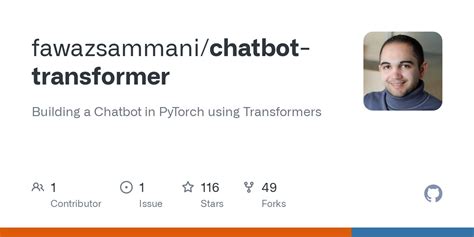 GitHub Fawazsammani Chatbot Transformer Building A Chatbot In
