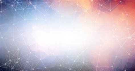 Abstract Dark Multicolor Polygonal Space Background With Connecting Dots And Lines Connection