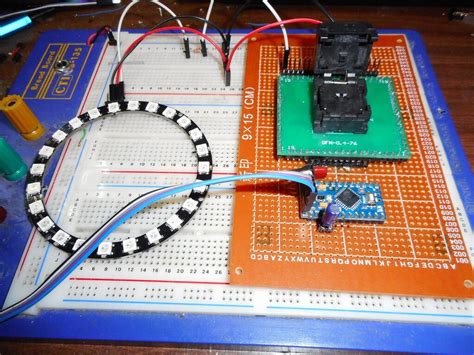 Cant Get Neopixel Strandtest To Work On Attiny Leds And Multiplexing Arduino Forum