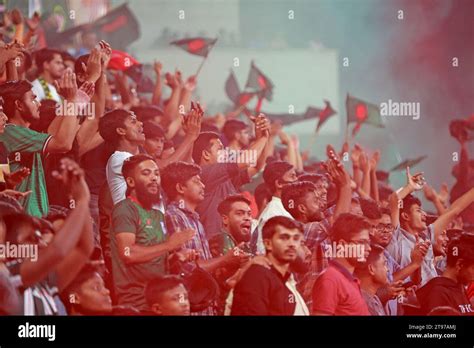 Bangladeshi Football Fans During The Bangladesh And Lebanon Fifa World