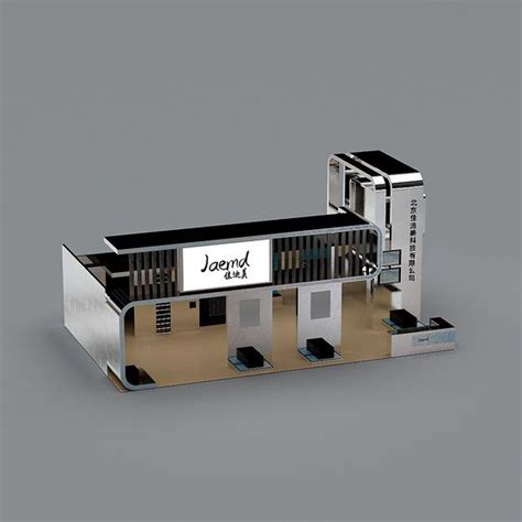 Futuristic Low Polygon Architectural 3d Model