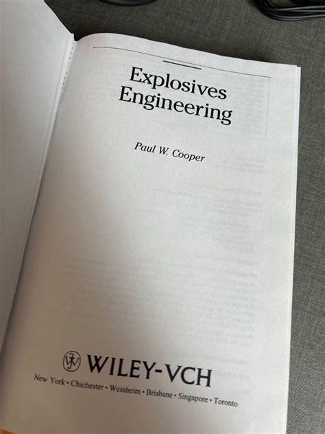 Explosive Engineering Hobbies And Toys Books And Magazines Textbooks On