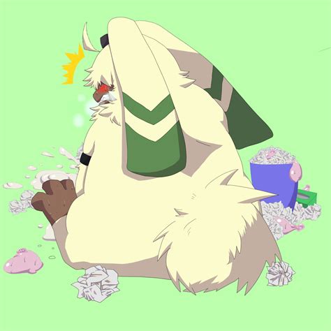 Rule 34 1 1 Angoramon Anthro Bandai Namco Blush Bodily Fluids
