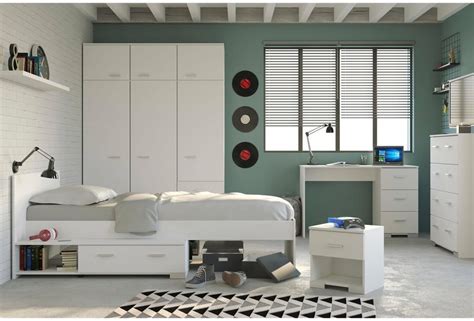 Parisot Jugendzimmer Set Galaxy Set 5 St Kleiderschrank Bett