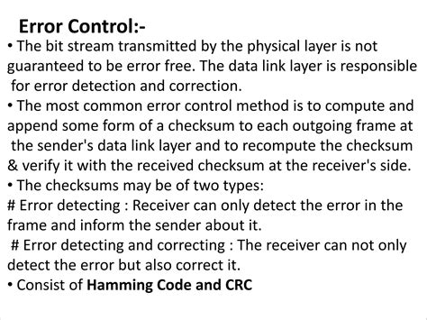 Dcn Ppt On Data Link Layer Ppt