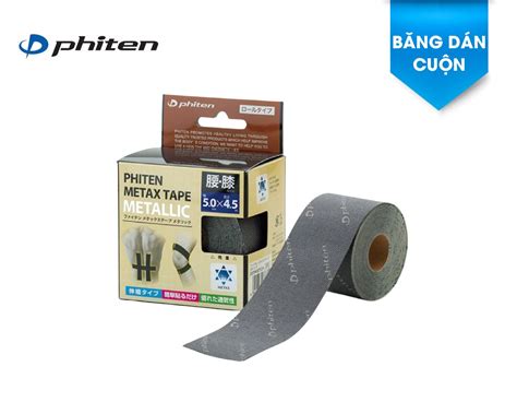 BĂng DÁn Phiten Metax Tape Stretched Metallic CÔng Ty Tnhh Japan Health Beauty