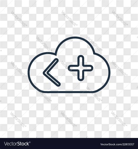 Coding Concept Linear Icon Isolated Royalty Free Vector