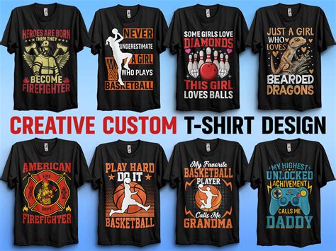 Creative Custom T Shirt Design Vintage And Typography T Shirts Upwork